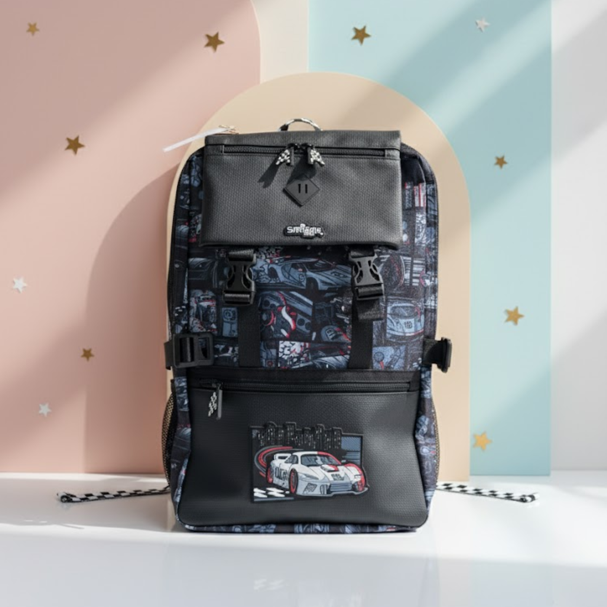 18 " Cars design School Bag - Smiggle brand – GOKIDDEEGIFTHUB